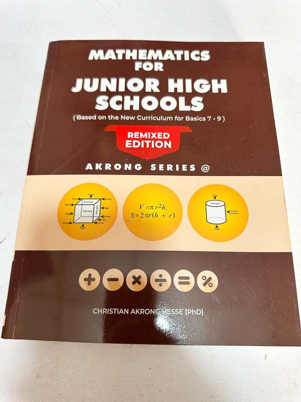 Akrong Series Mathematics Textbook for JHS 1–3 (Paperback Edition ...